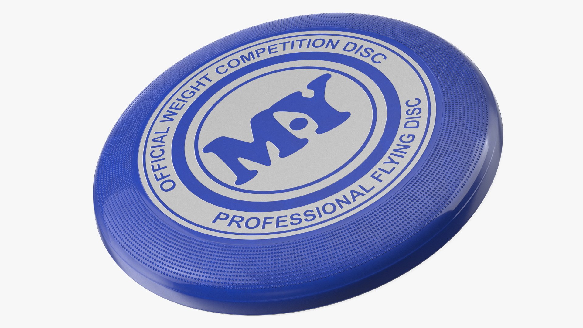 3D Model Professional Frisbee Disc Blue - TurboSquid 2219455