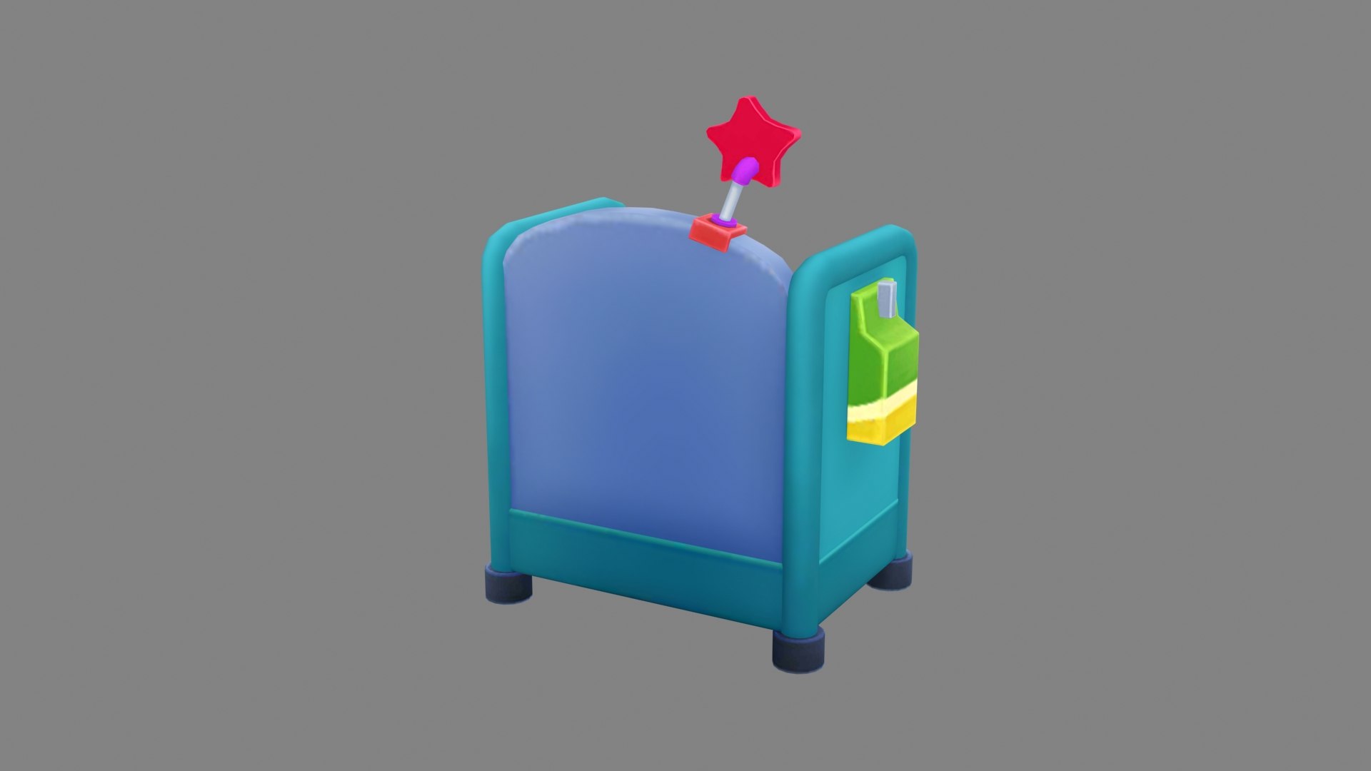 Cartoon Snack Display Rack 3D Model - TurboSquid 2110947