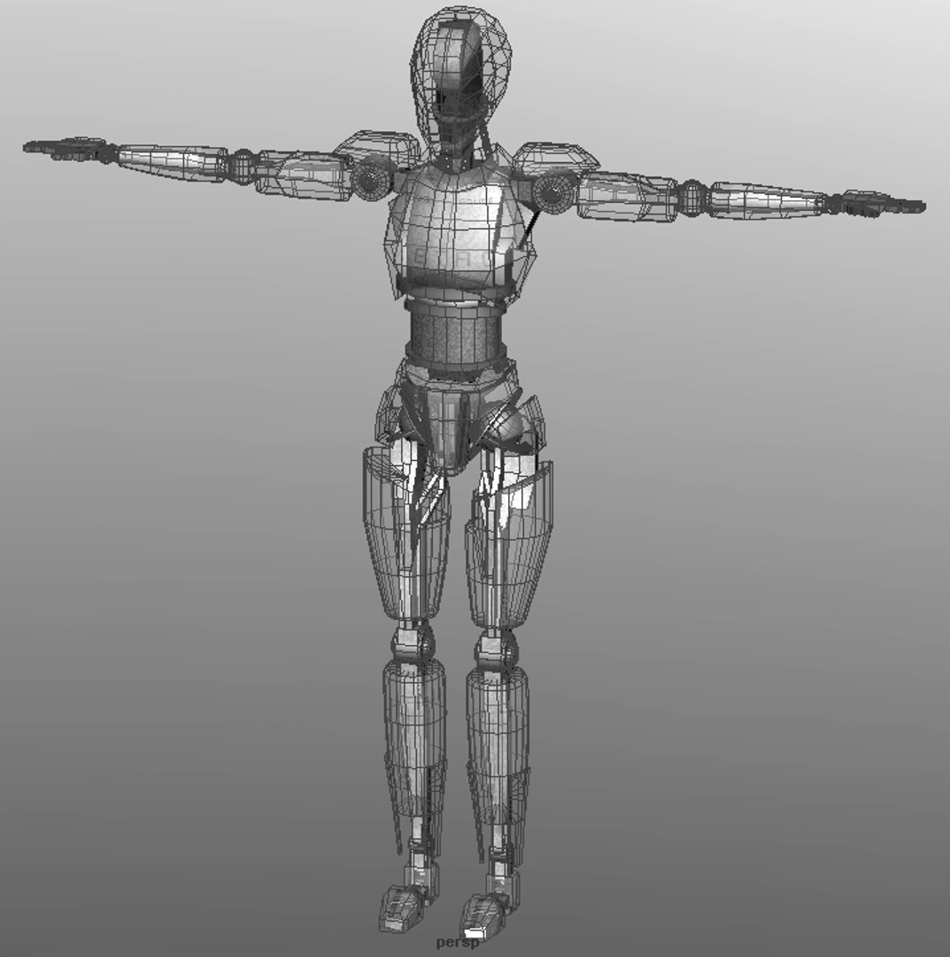 3D Police Android Robot - TurboSquid 1199136