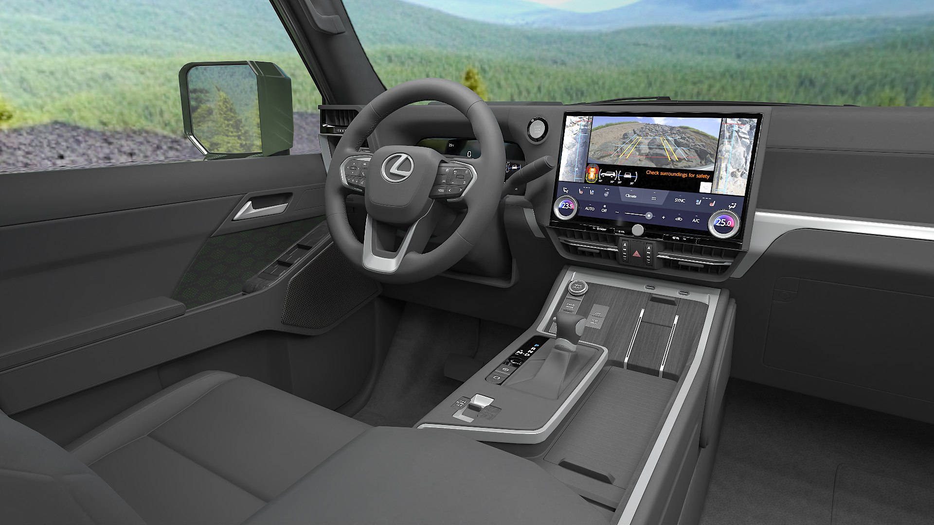 3D Model Lexus GX 550 SUV Nori Green Pearl - TurboSquid 2326686