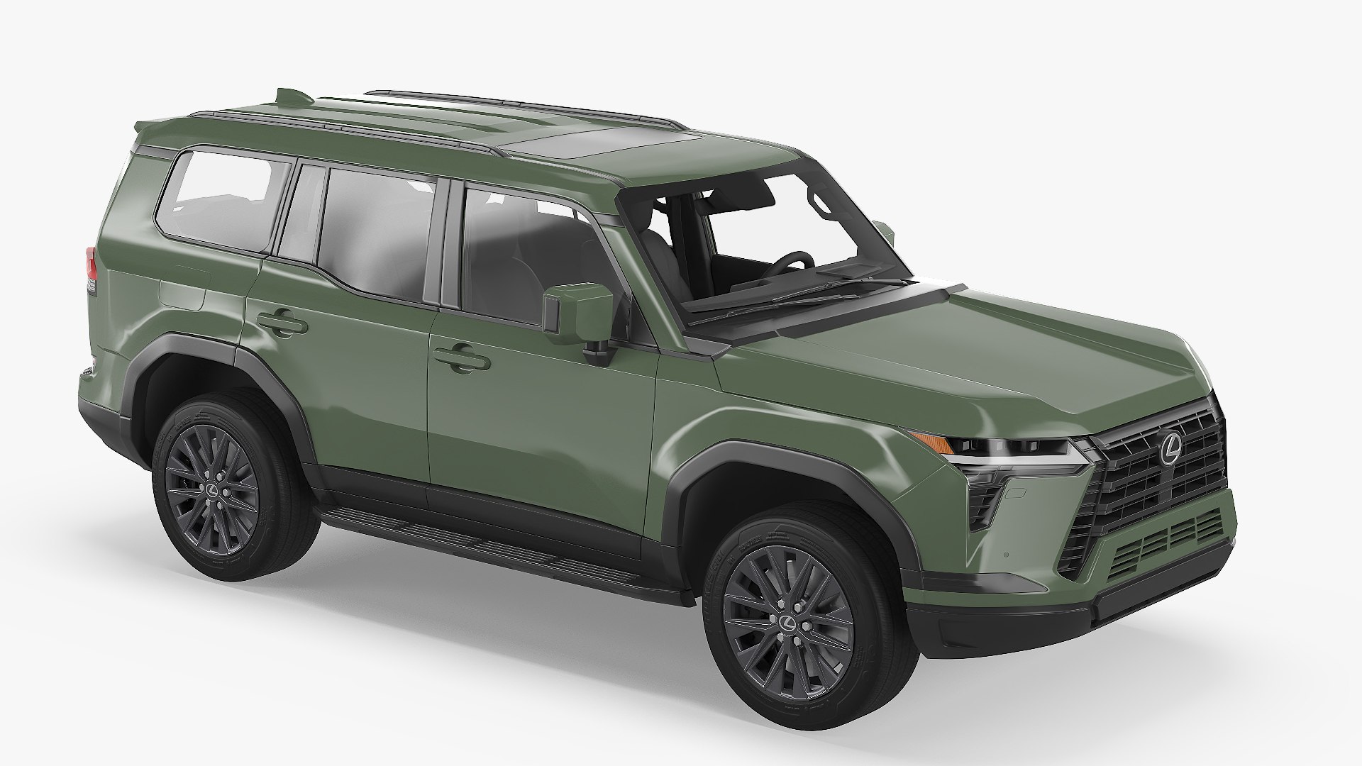 3D Model Lexus GX 550 SUV Nori Green Pearl - TurboSquid 2326686