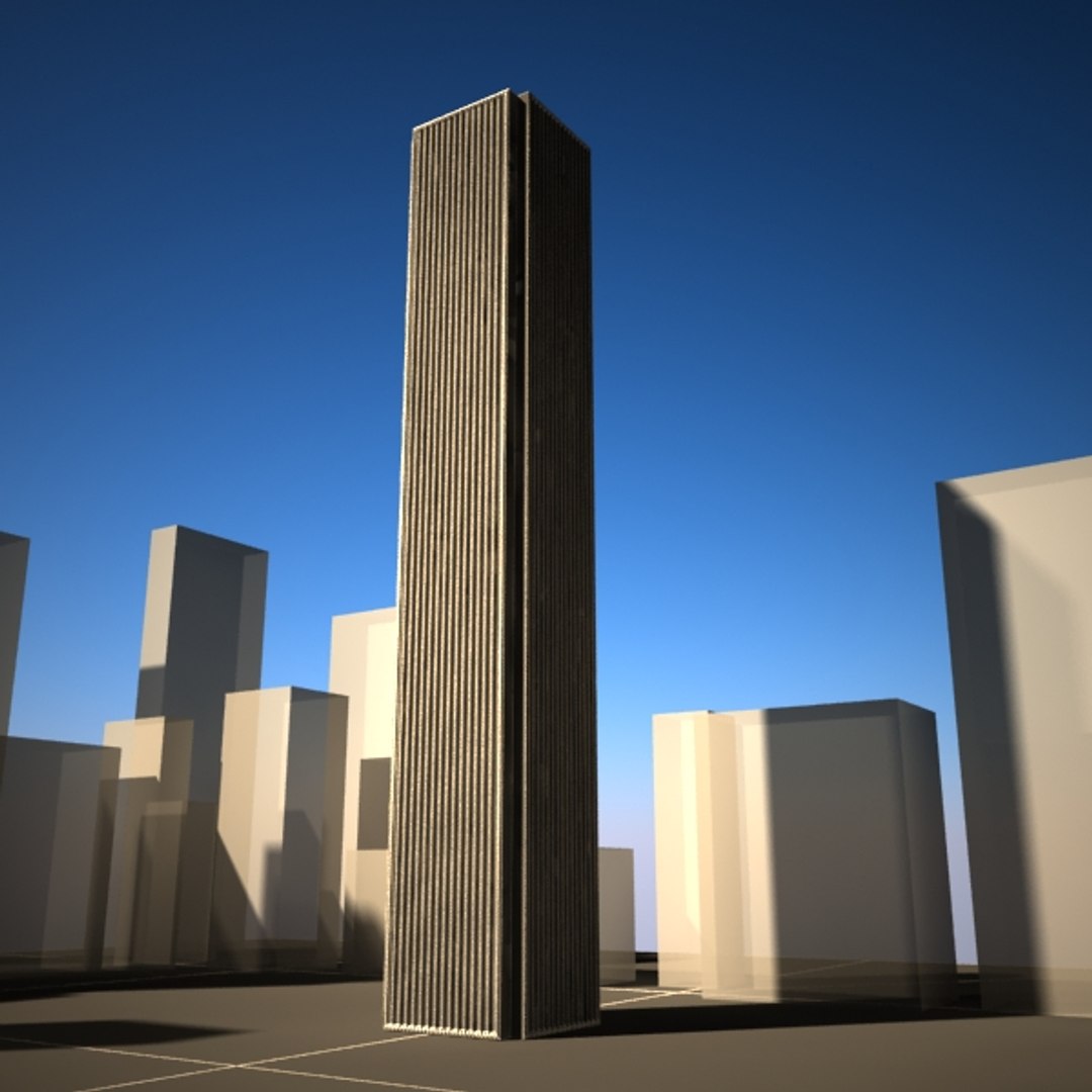 3d model aon center building skyscraper