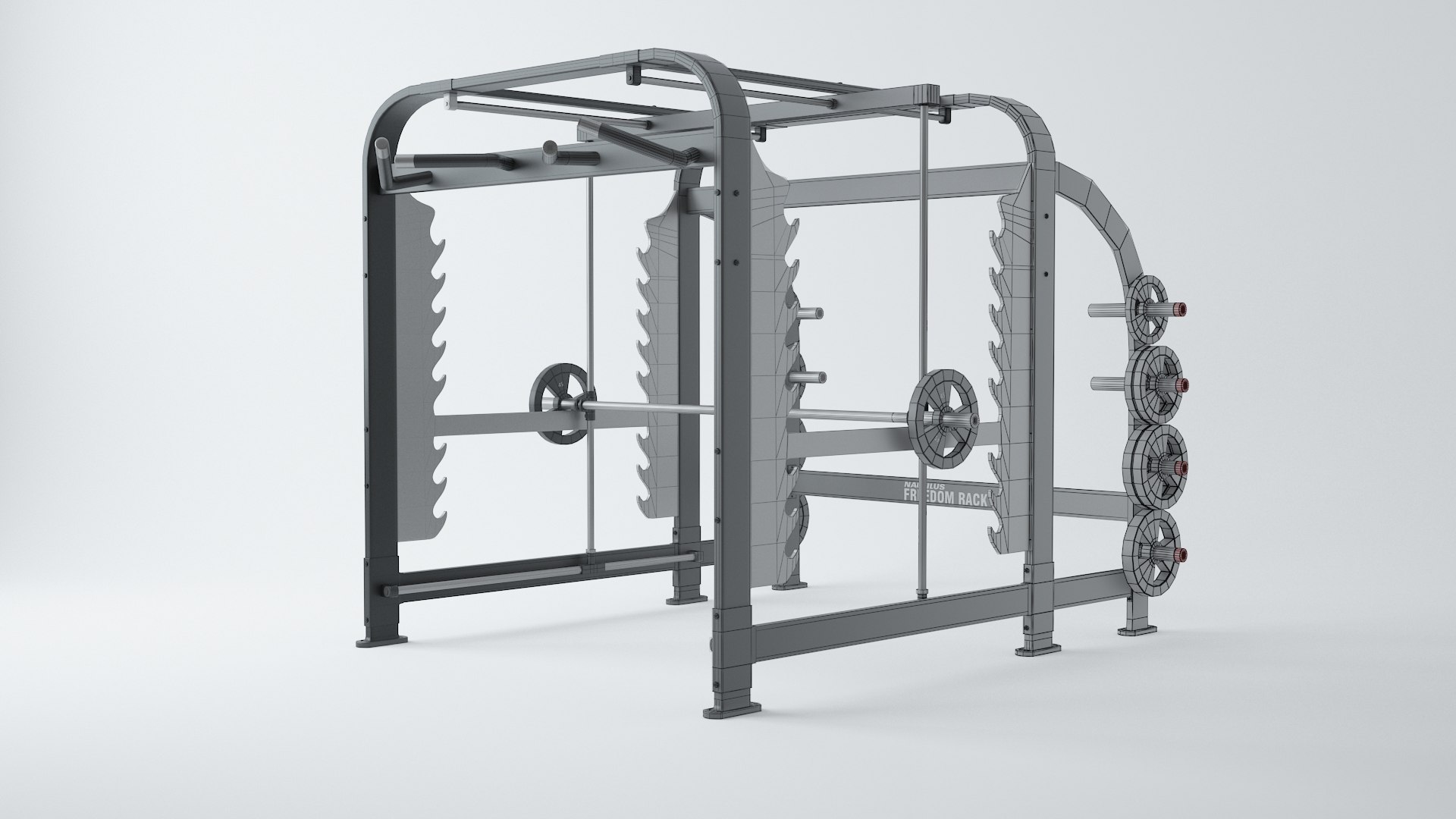 Nautilus Freedom Rack Model - TurboSquid 1948116