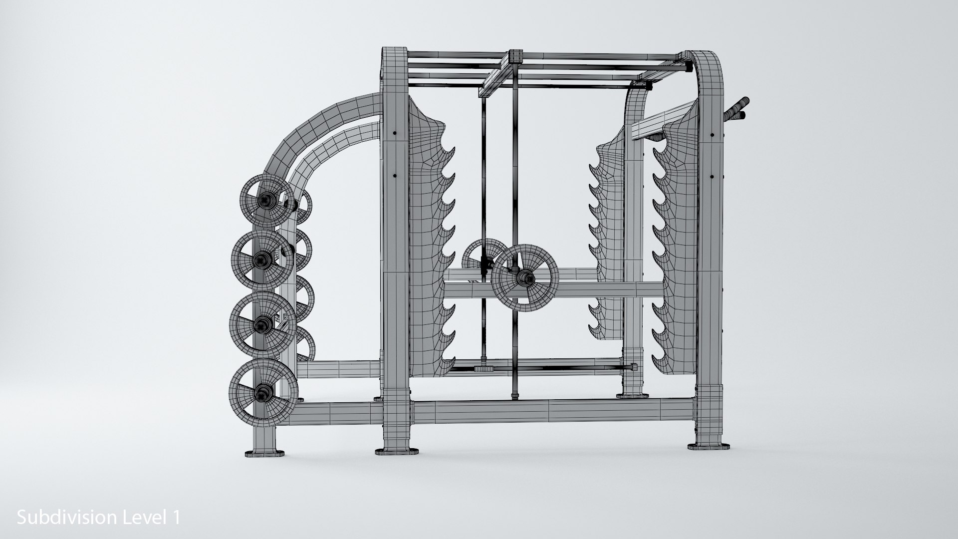 Nautilus Freedom Rack Model - TurboSquid 1948116