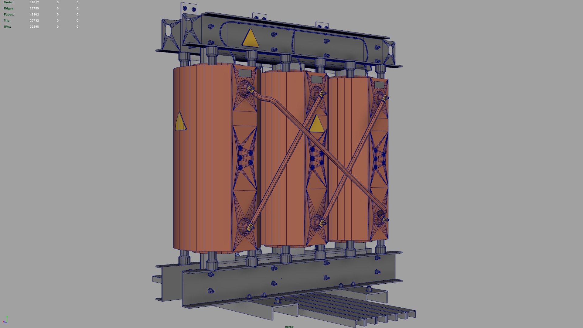 Power Transformer 3D - TurboSquid 1510180