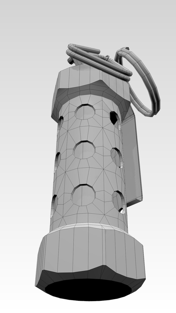 3d Flashbang Stun Grenade Model
