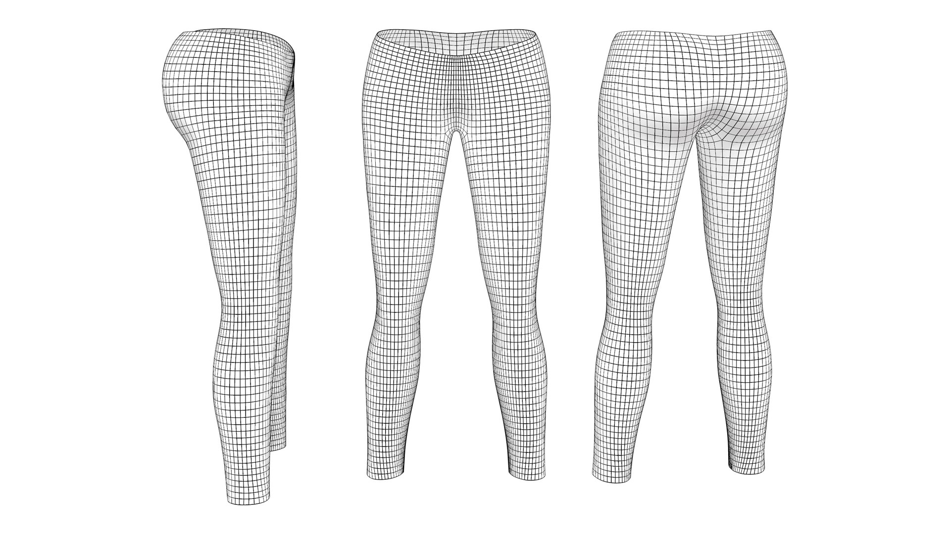 3D Skinny Any Pants Base V3 Model - TurboSquid 1845531
