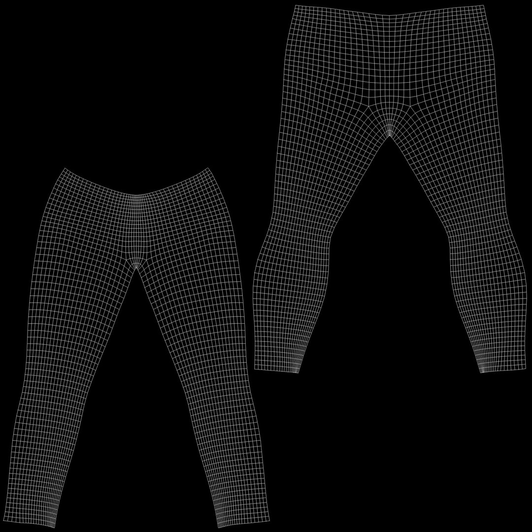 3D Skinny Any Pants Base V3 Model - TurboSquid 1845531