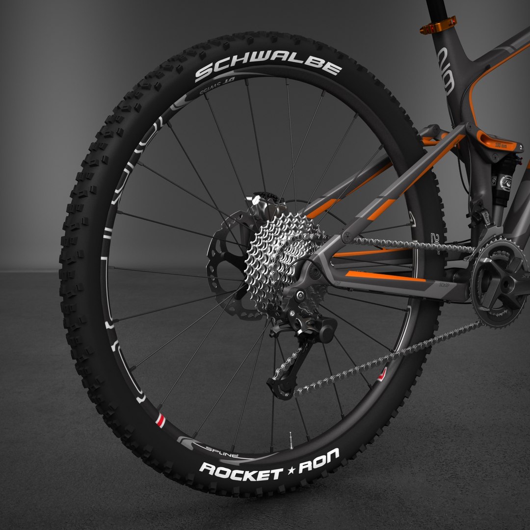 3d model mountain bike ktm scarp