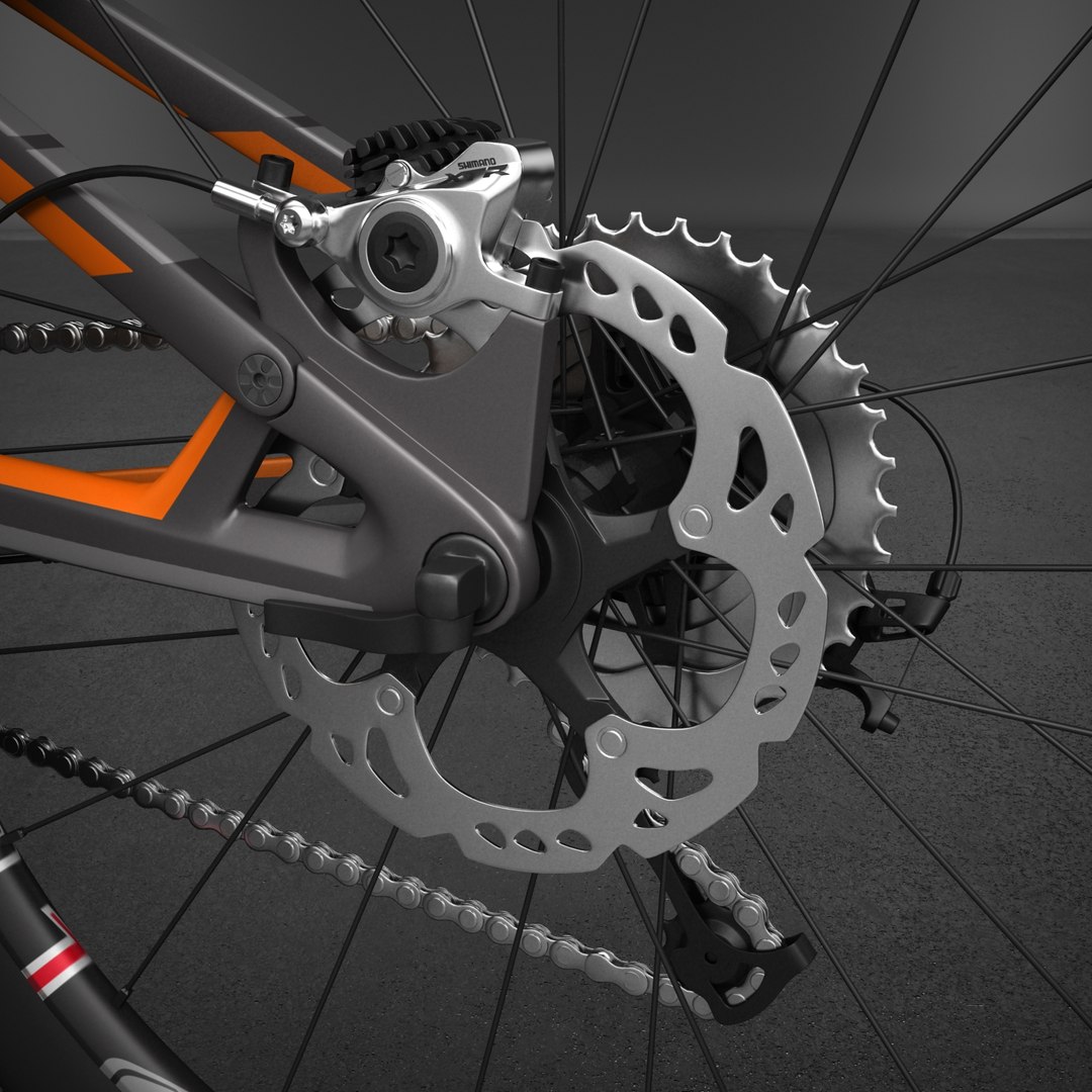 3d model mountain bike ktm scarp