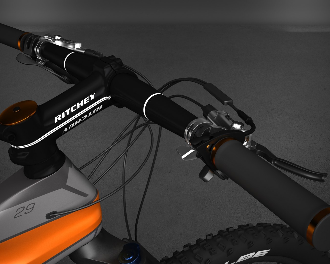 3d model mountain bike ktm scarp