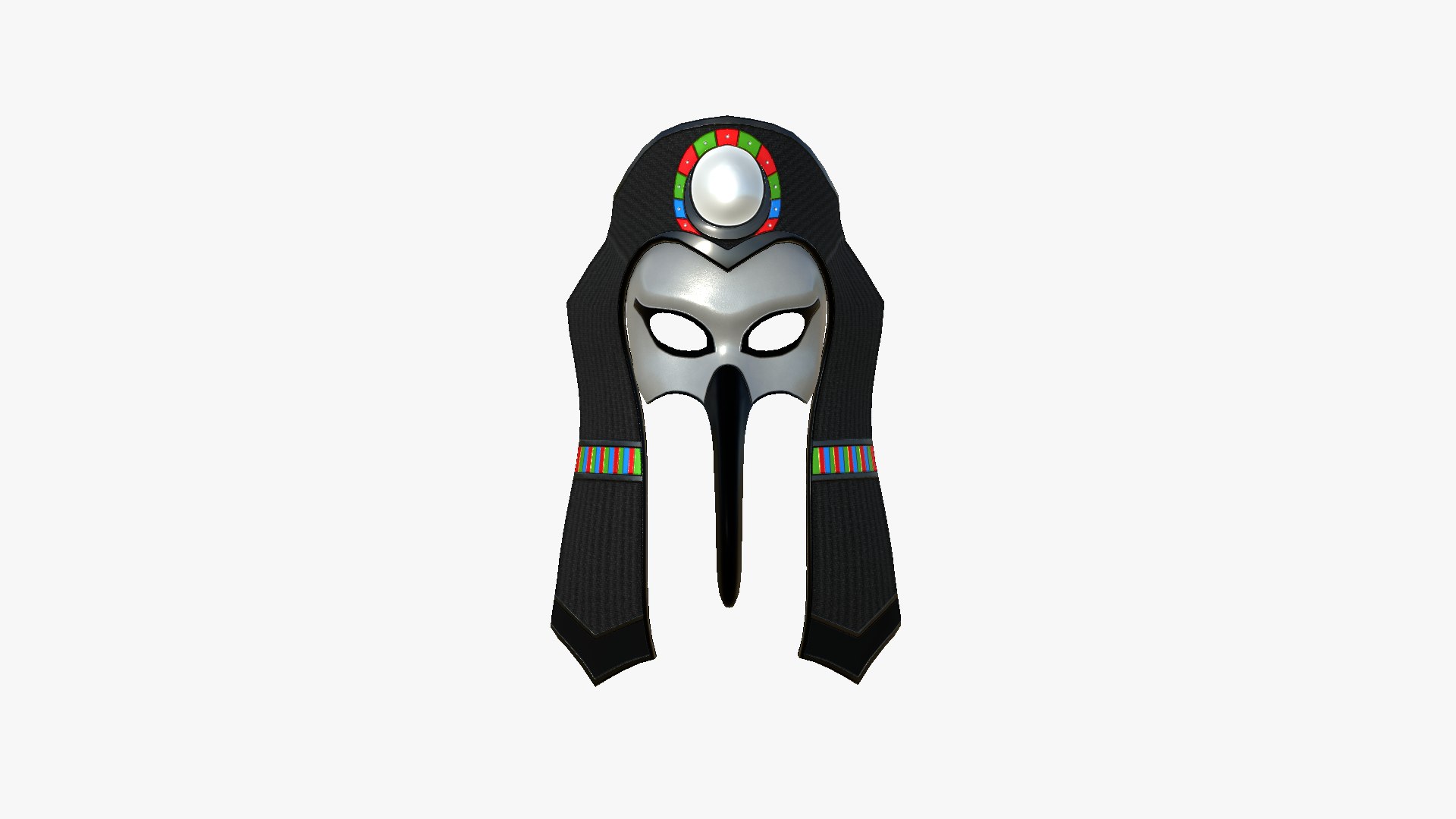 Thoth Mask A09 - Egyptian Gods Character Clothing 3D Model - TurboSquid ...