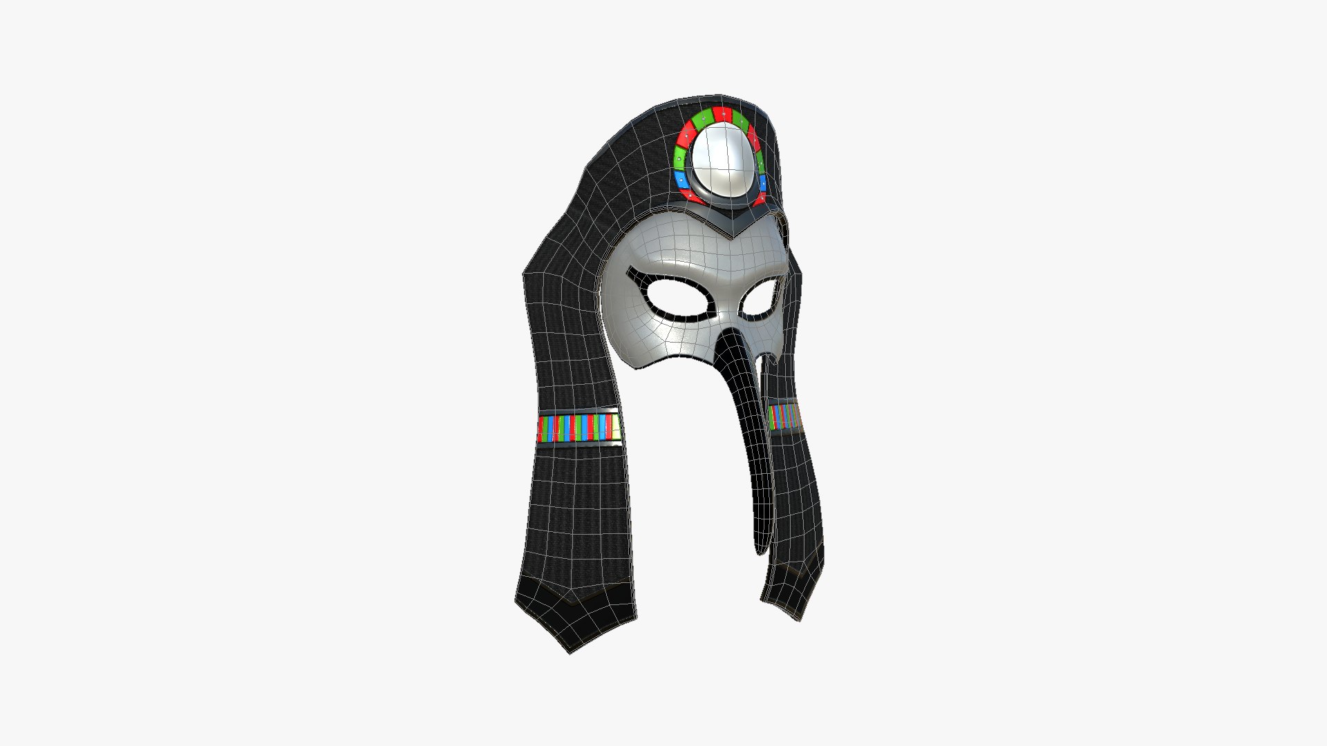 Thoth Mask A09 - Egyptian Gods Character Clothing 3D Model - TurboSquid ...
