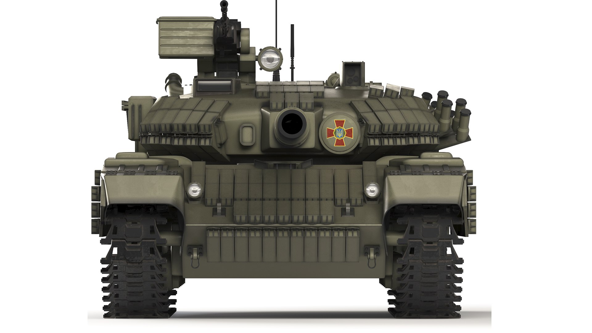 Tank T-64 BV 2017 3D Model - TurboSquid 1891557