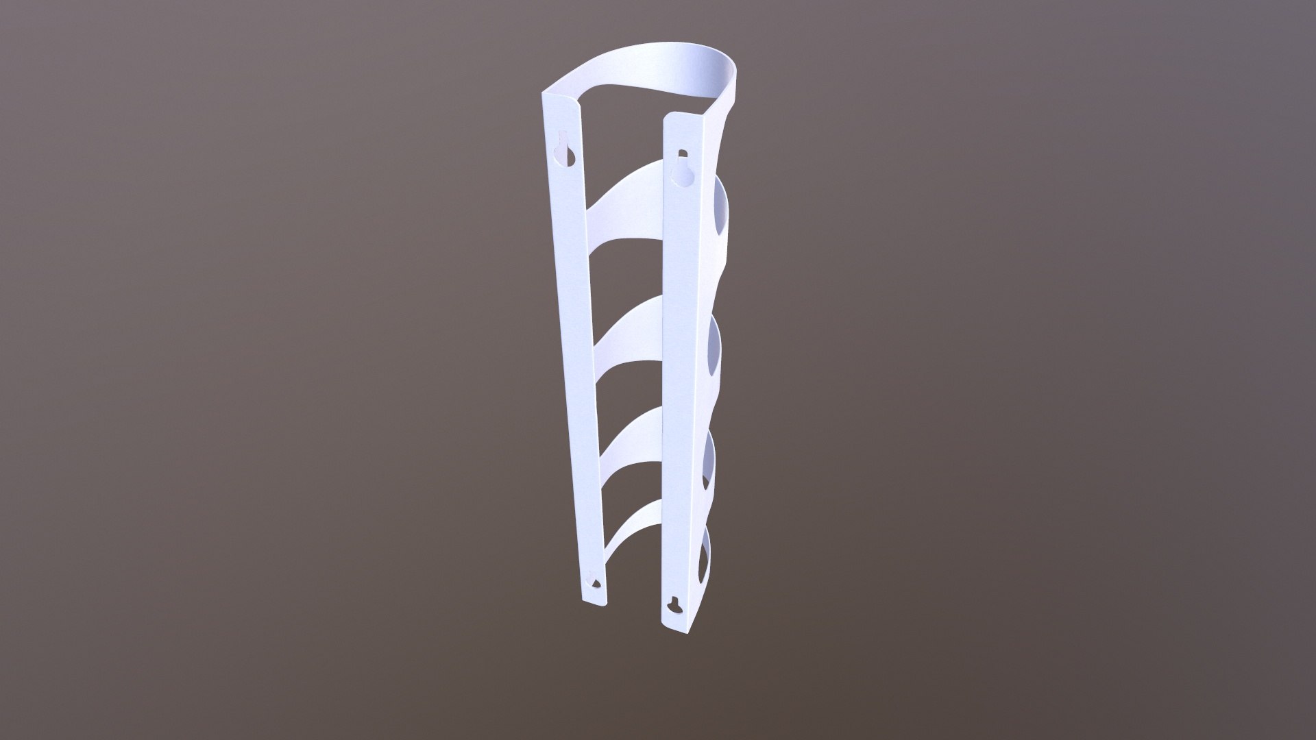Wall Mounted Wine Rack 3D Model - TurboSquid 2127815