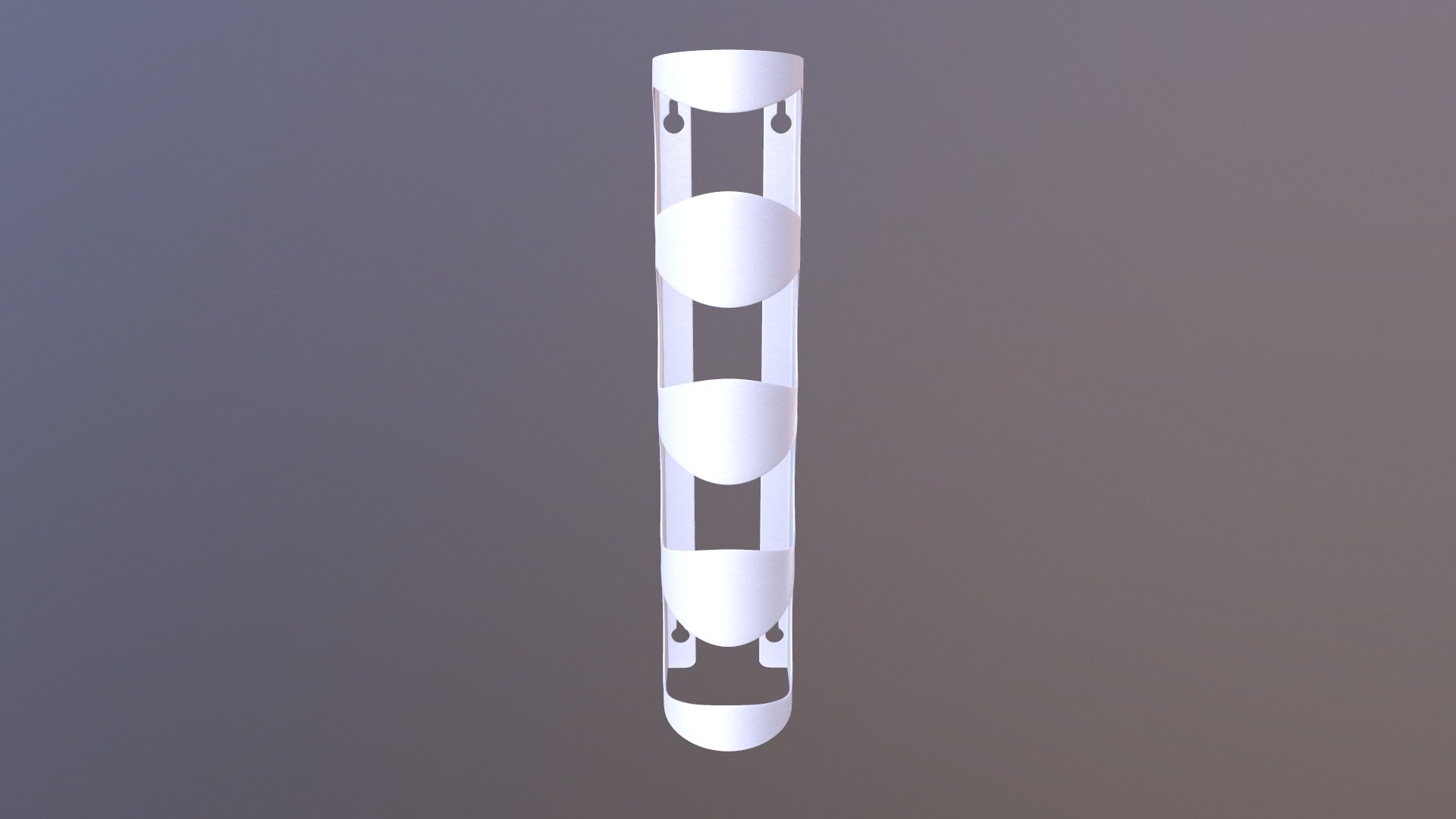 Wall Mounted Wine Rack 3D Model - TurboSquid 2127815