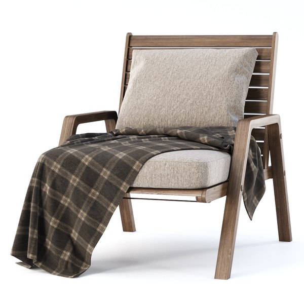 modelo 3d Silla de jardín de madera Mary MR30 de Bpoint Design ...