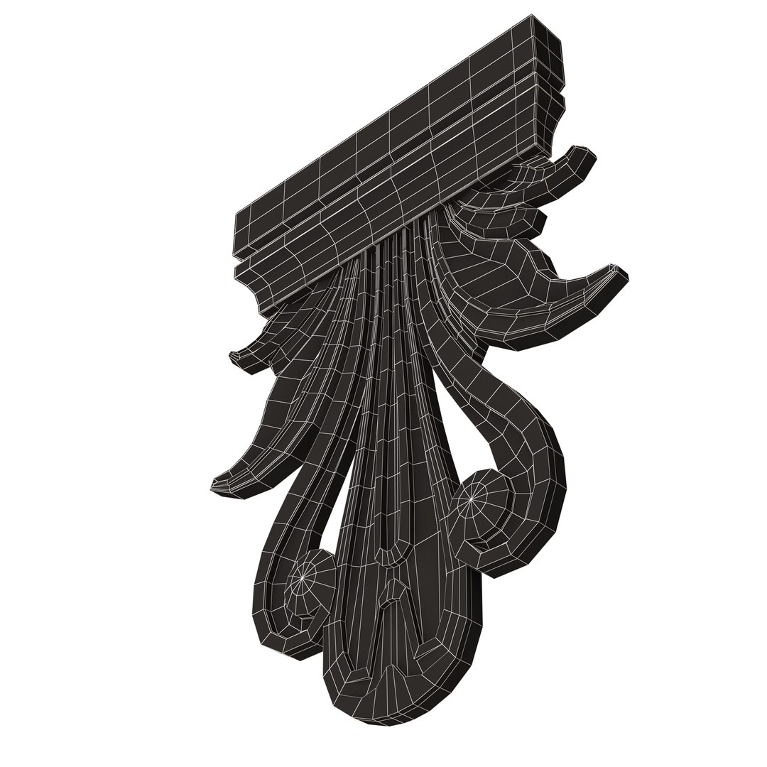 3d Model Carved Corbel 014 Turbosquid 2158535