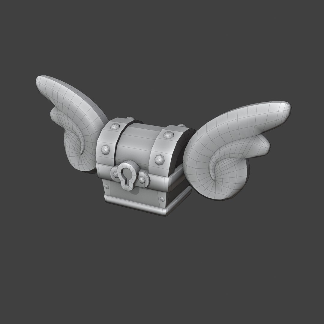 Flying Cartoon Chests 3D - TurboSquid 2041176