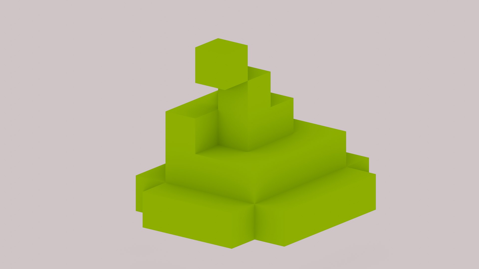3D 8 Bit Low Poly Poop Model - TurboSquid 1840376