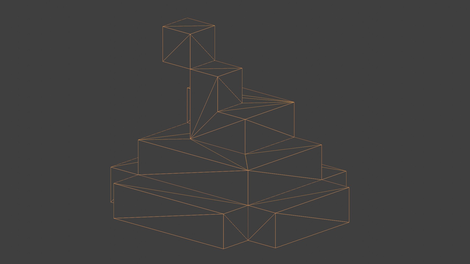 3D 8 Bit Low Poly Poop Model - TurboSquid 1840376