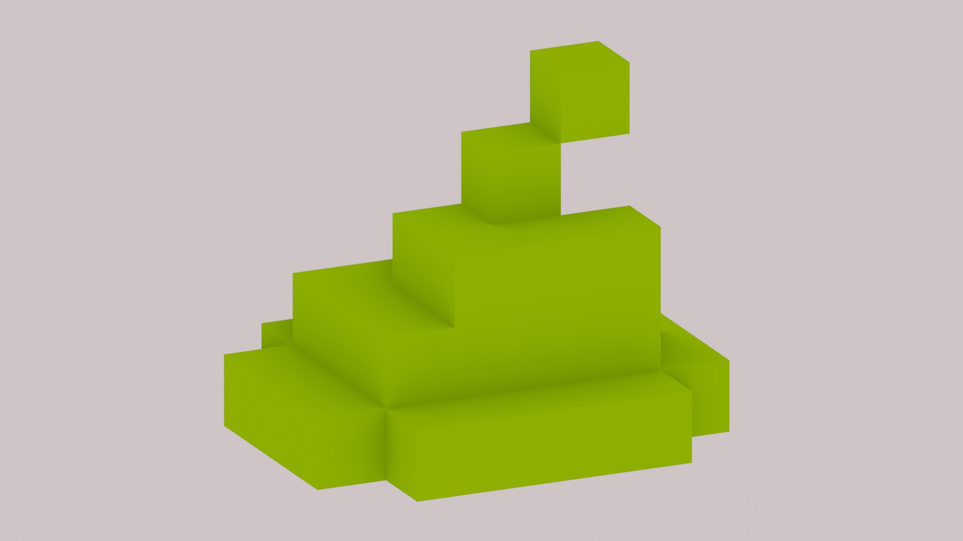 3D 8 Bit Low Poly Poop Model - TurboSquid 1840376