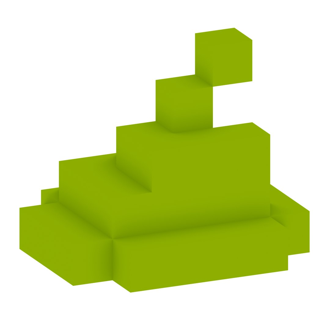 3D 8 Bit Low Poly Poop Model - TurboSquid 1840376