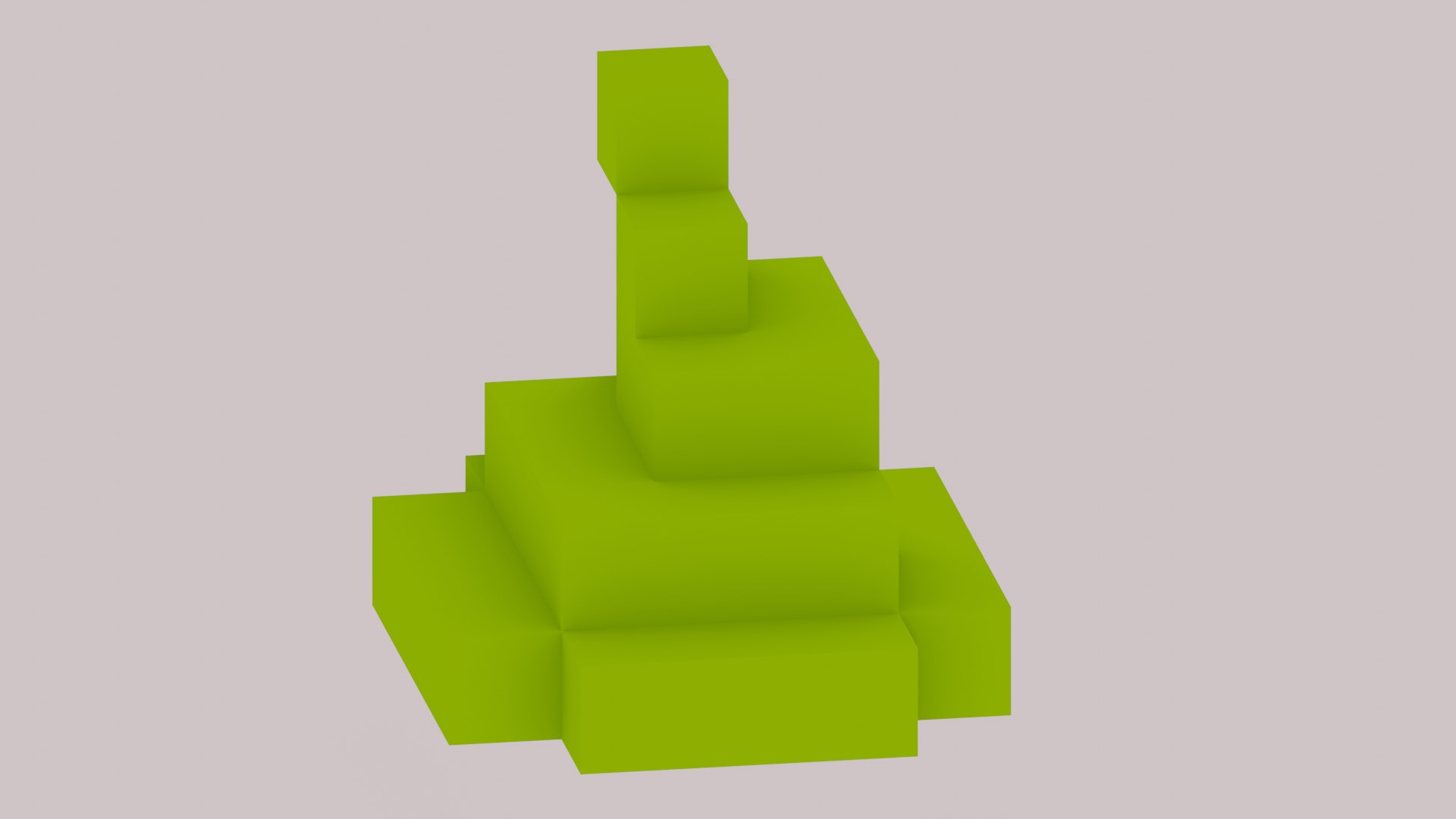 3D 8 Bit Low Poly Poop Model - TurboSquid 1840376