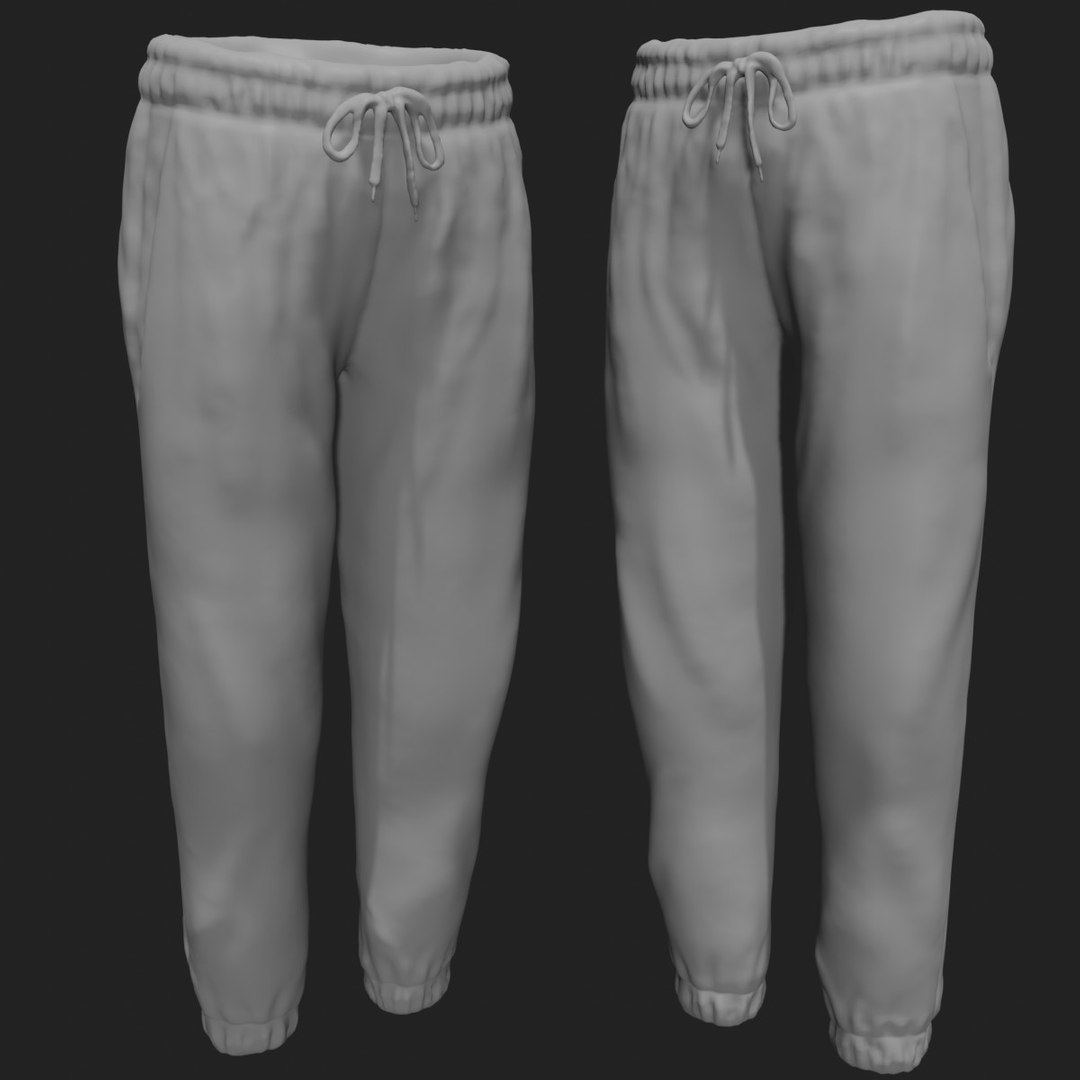 Sweatpants 3D Model - TurboSquid 1775841