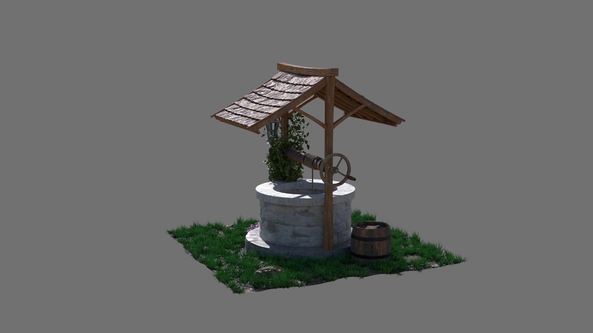 Medieval Water Well 3D Model - TurboSquid 2042406