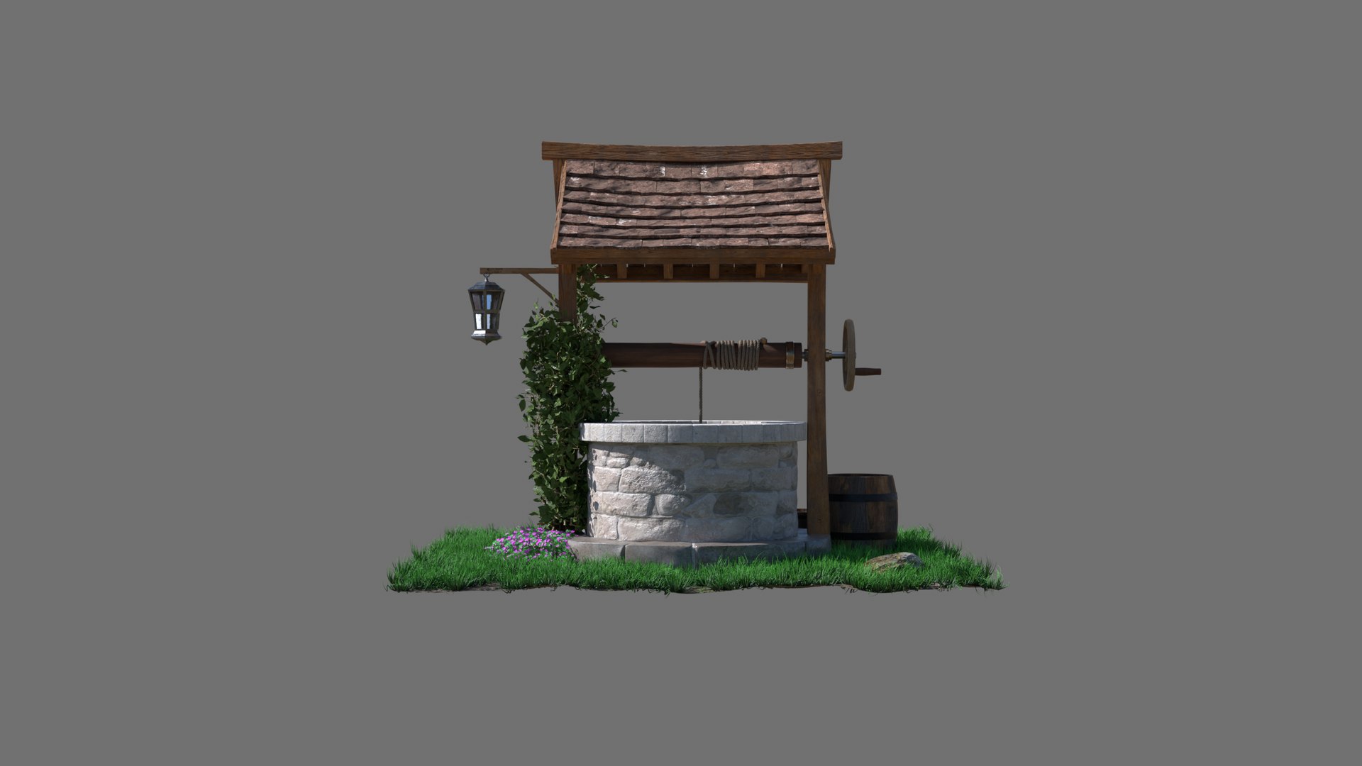 Medieval Water Well 3D Model - TurboSquid 2042406