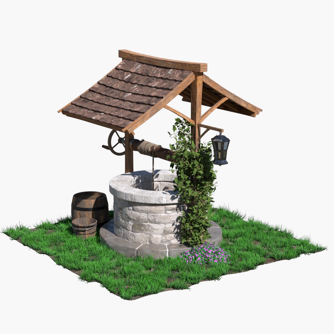 Medieval Water well 3D model - TurboSquid 2042406