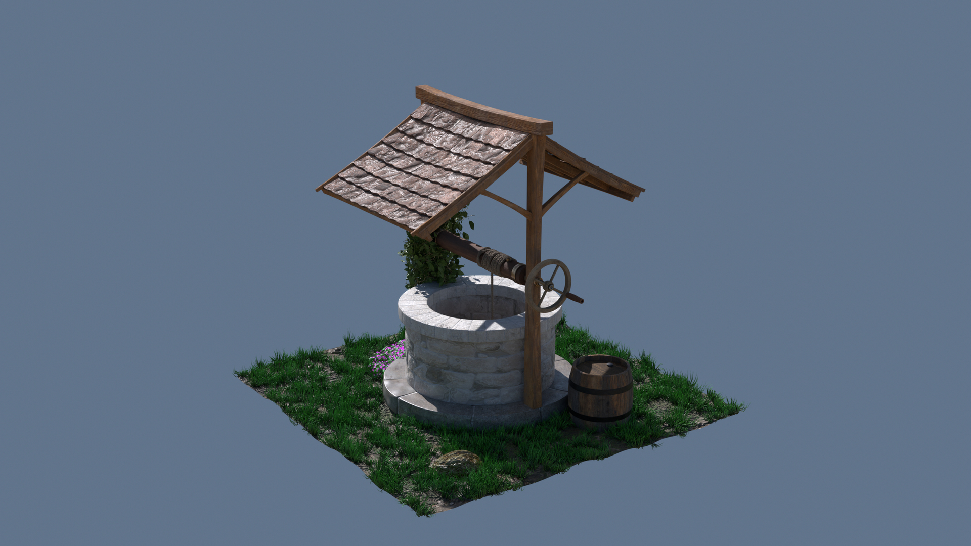 Medieval Water Well 3D Model - TurboSquid 2042406