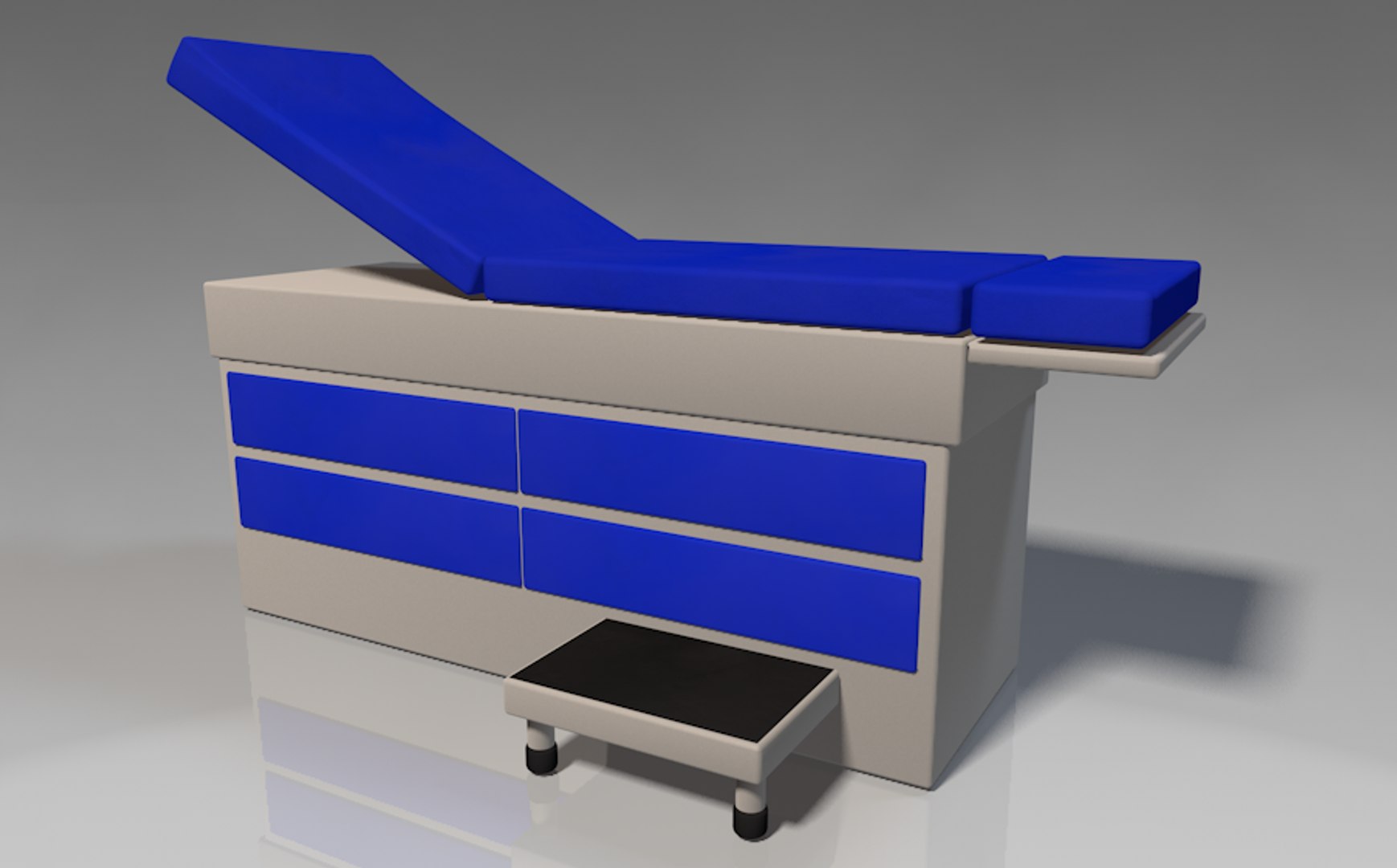 exam table 3d 3ds