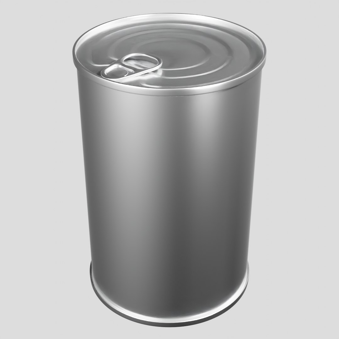 Realistic tin 3D model - TurboSquid 1616741