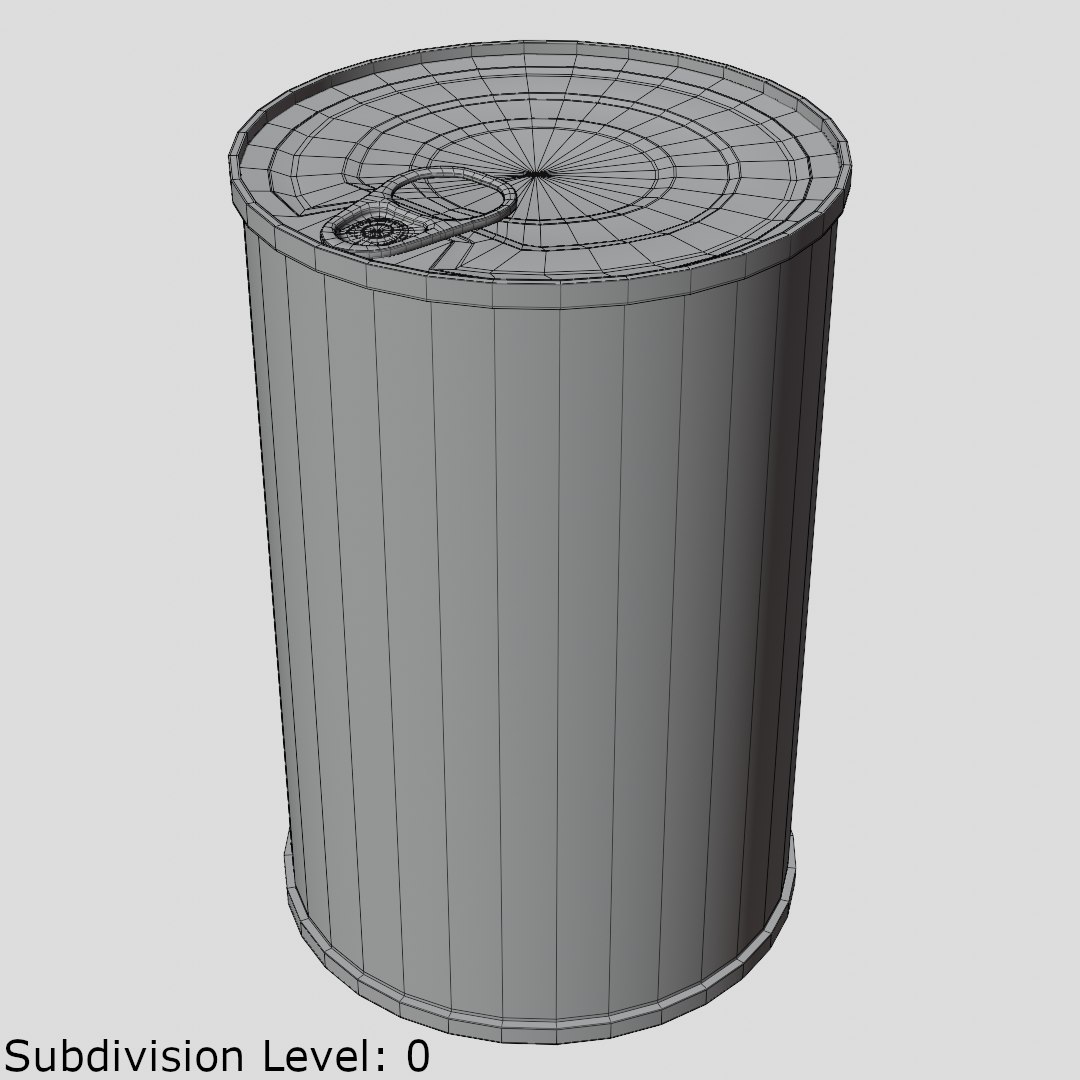 Realistic tin 3D model - TurboSquid 1616741