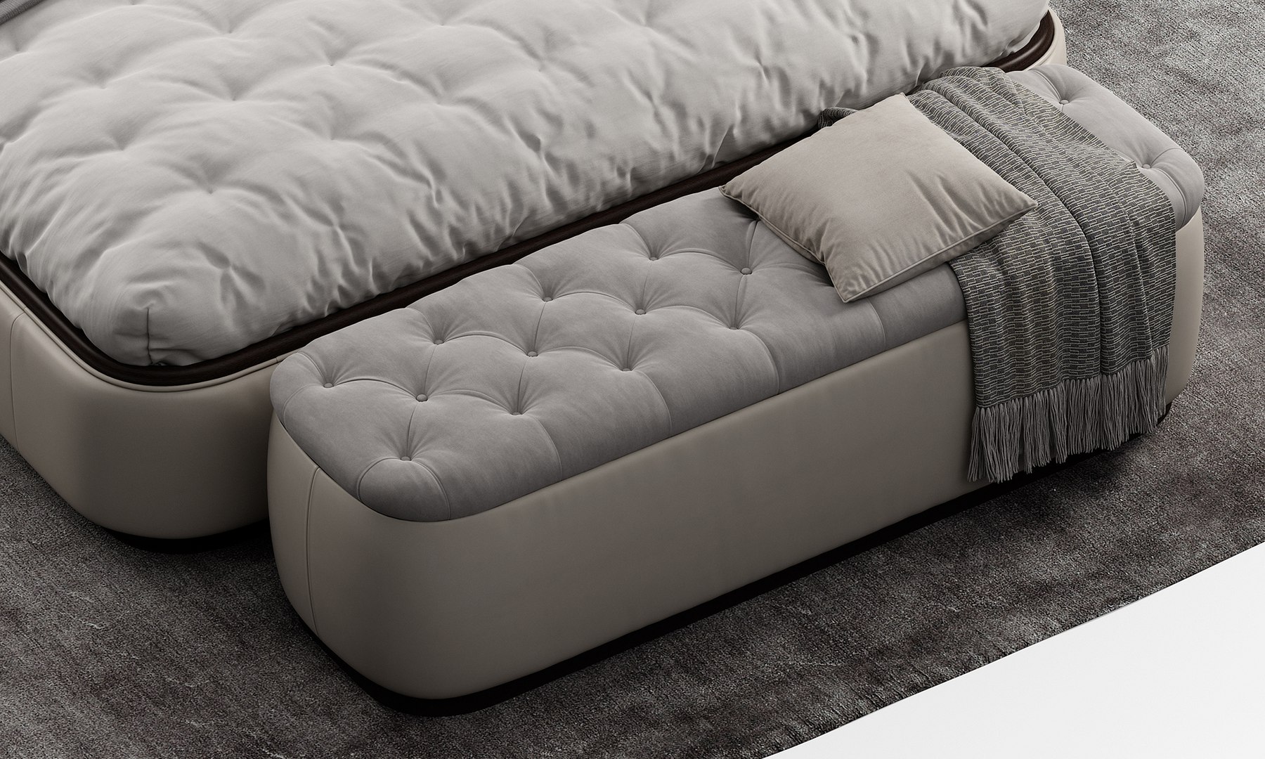 3D Model Margot Bedroom Media Lifestyle - TurboSquid 1564035