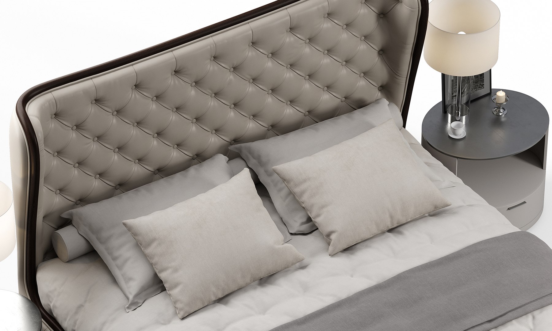 3D Model Margot Bedroom Media Lifestyle - TurboSquid 1564035