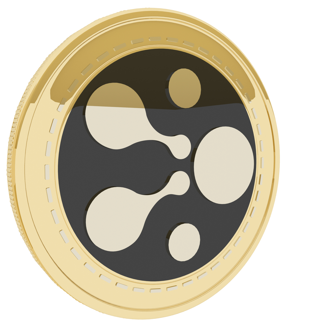 3D Model Aelf Cryptocurrency Gold Coin - TurboSquid 1765042