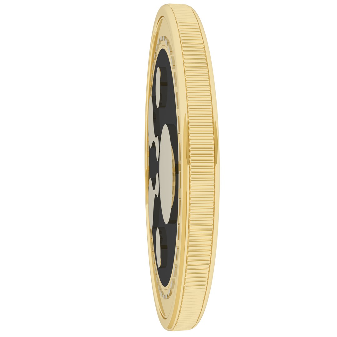 3D Model Aelf Cryptocurrency Gold Coin - TurboSquid 1765042