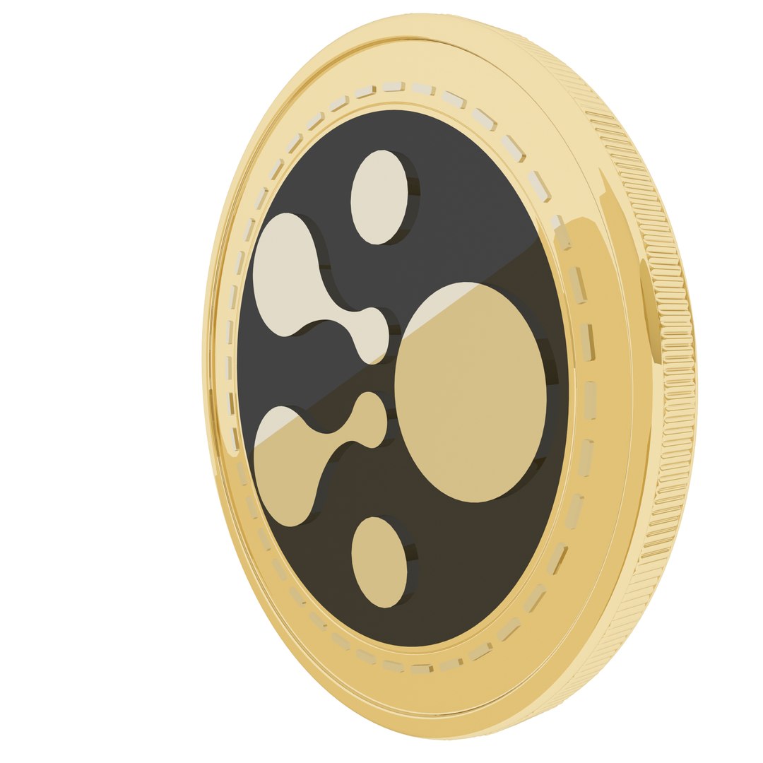 3D Model Aelf Cryptocurrency Gold Coin - TurboSquid 1765042