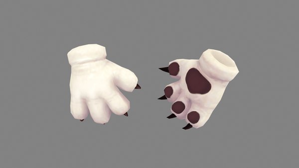 3D Paw Models | TurboSquid