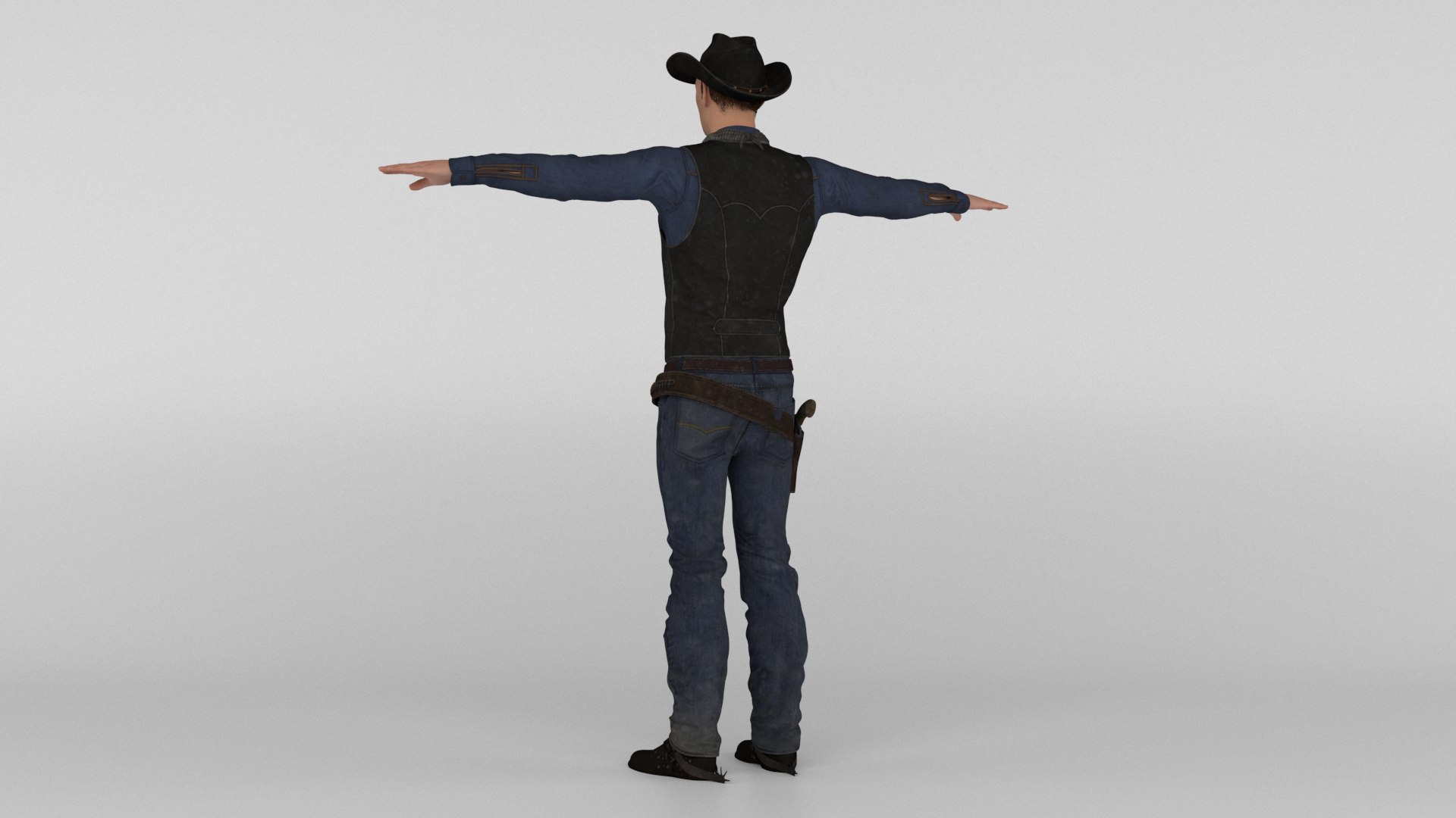 3D Model Cowboy - TurboSquid 1761211