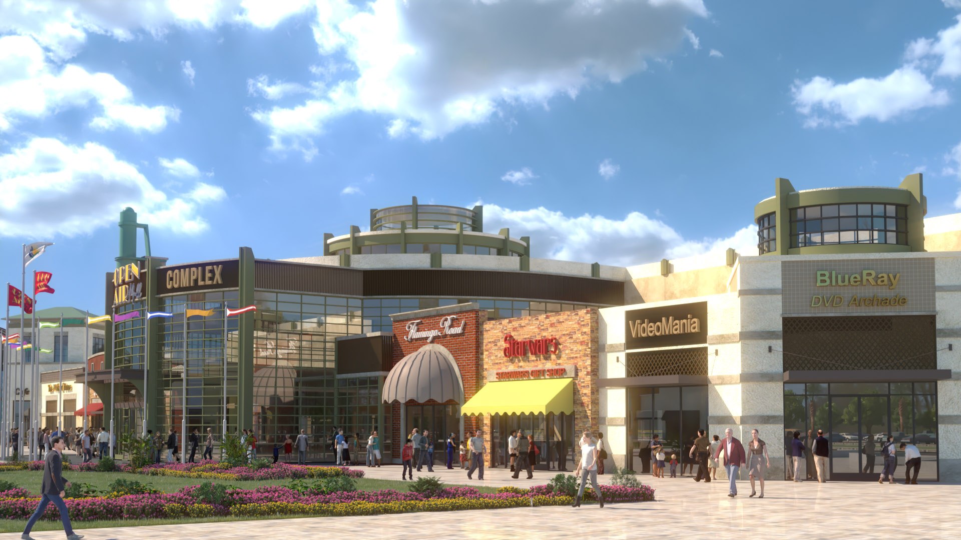 3D Cinema Complex - TurboSquid 2024597