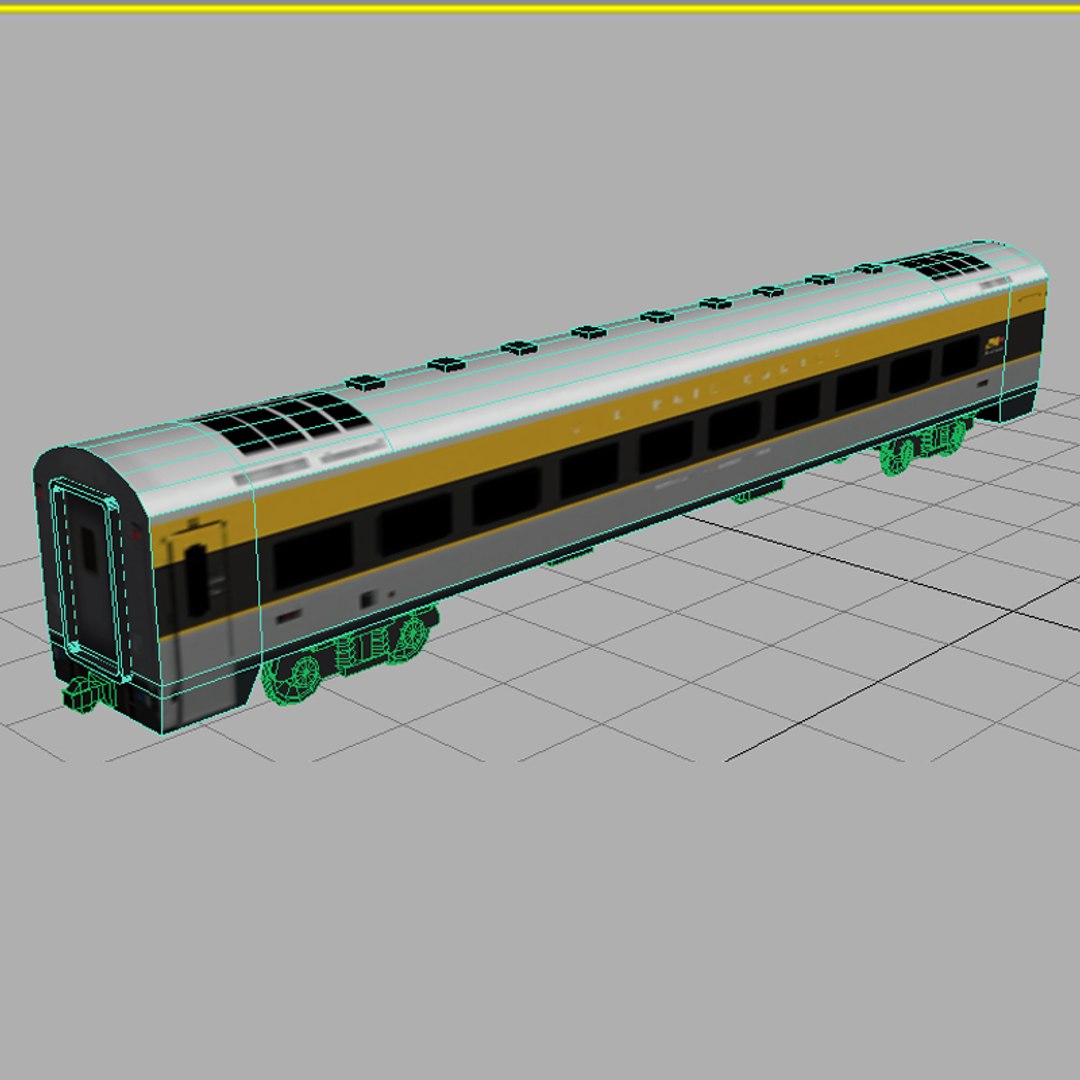 3D Model LHB Railway Carriage - TurboSquid 1977948