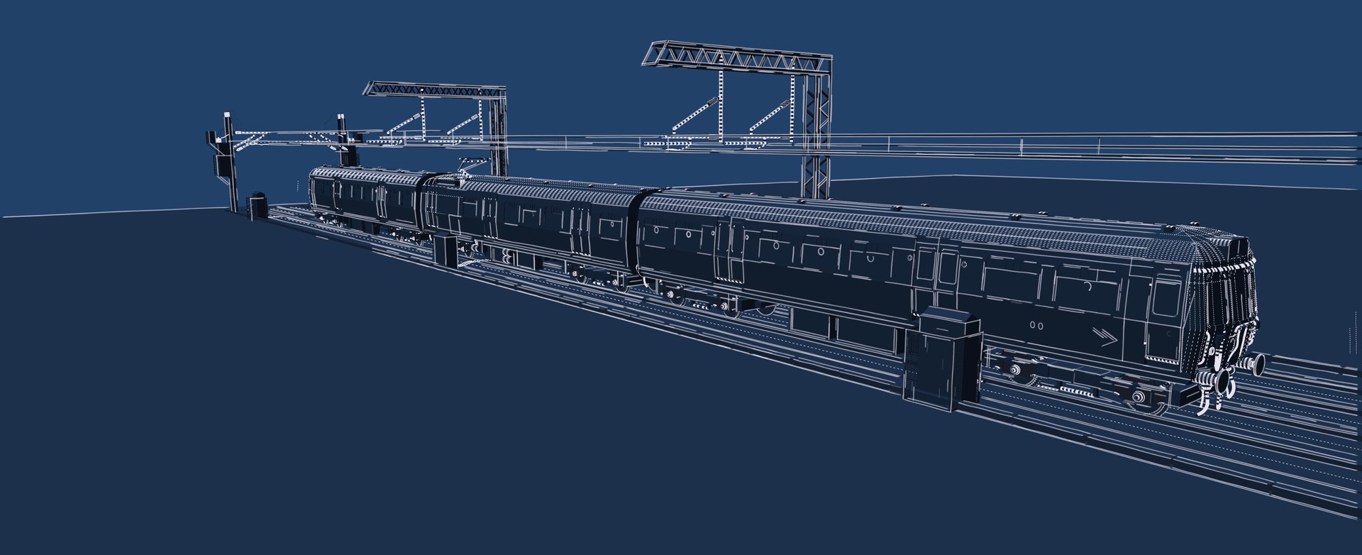 British Rail Class 303 3D Model - TurboSquid 2321799