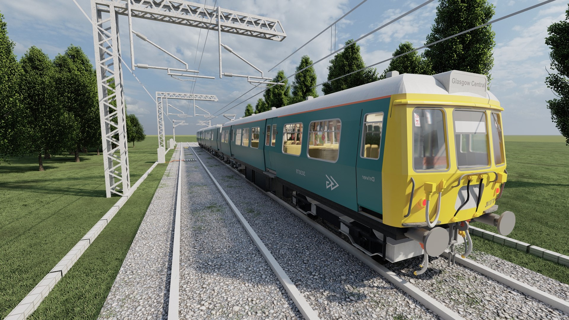 British Rail Class 303 3D Model - TurboSquid 2321799