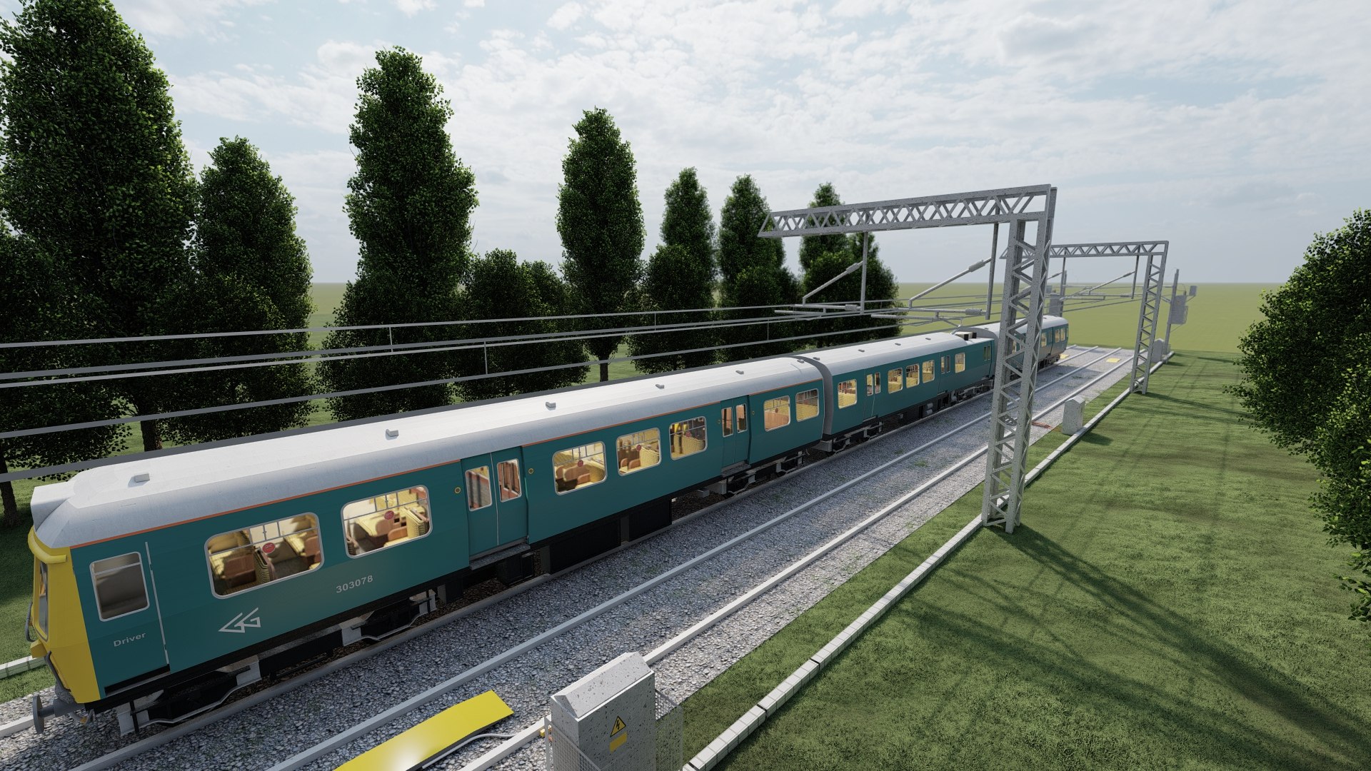 British Rail Class 303 3D Model - TurboSquid 2321799