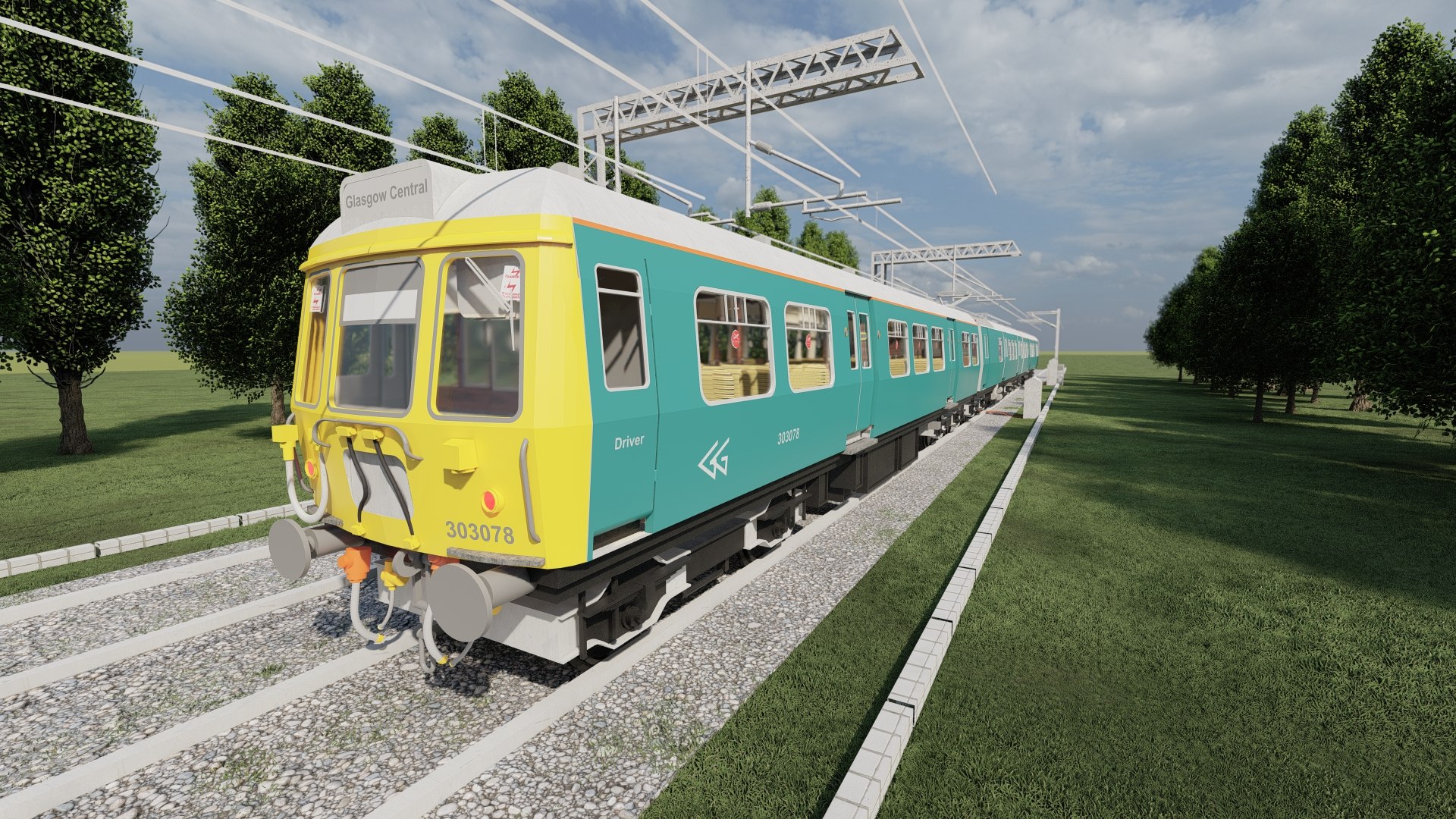 British Rail Class 303 3D Model - TurboSquid 2321799