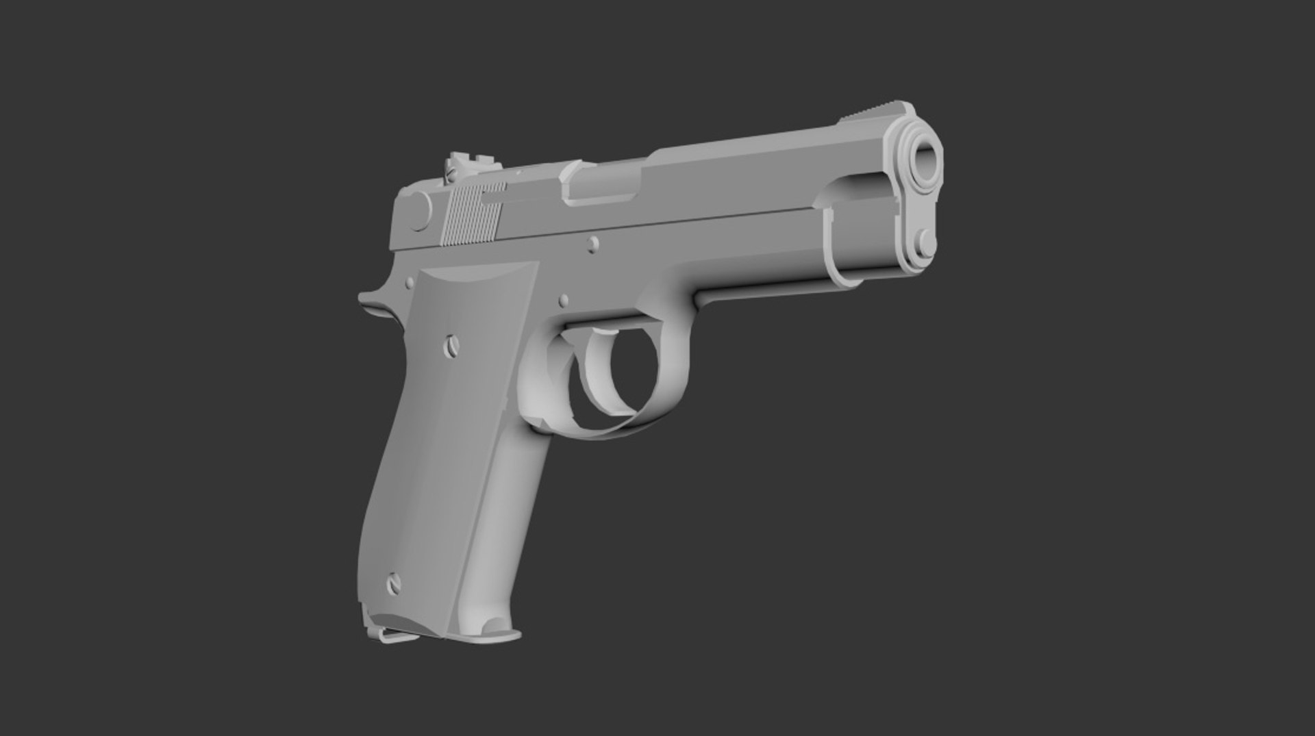 3D S W 39 Pistol Model - TurboSquid 1505771